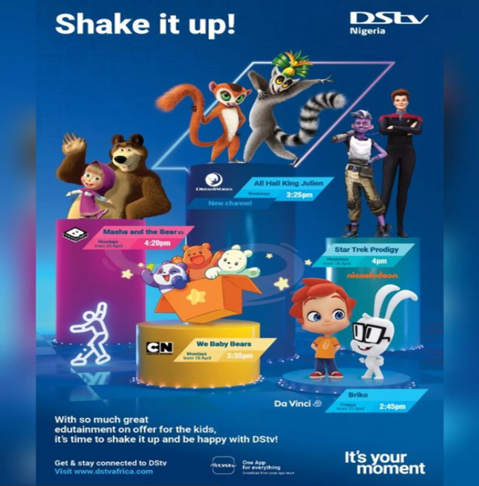 The kids will love it on DStv & GOtv this weekend!